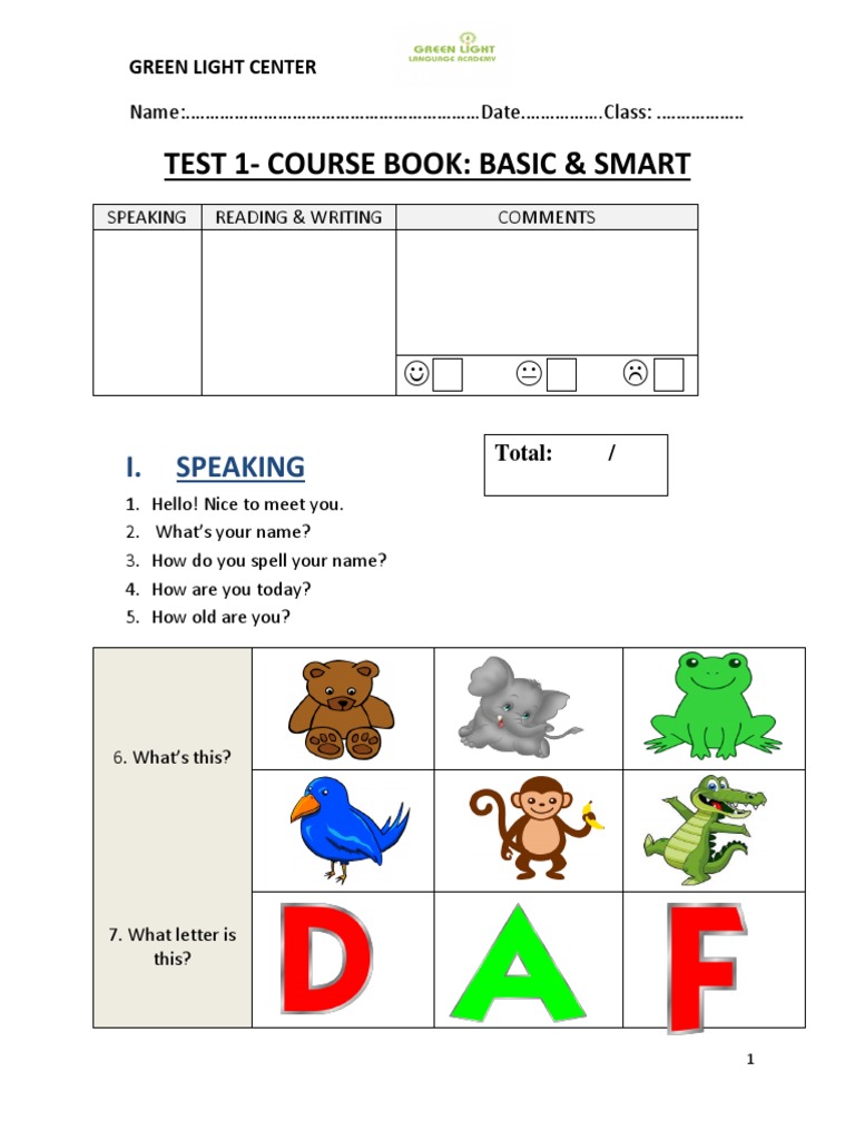 Test For Basic & Smart | PDF
