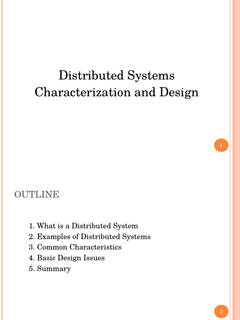 Distributed Systems Unit I | PDF | Distributed Computing | Client ...