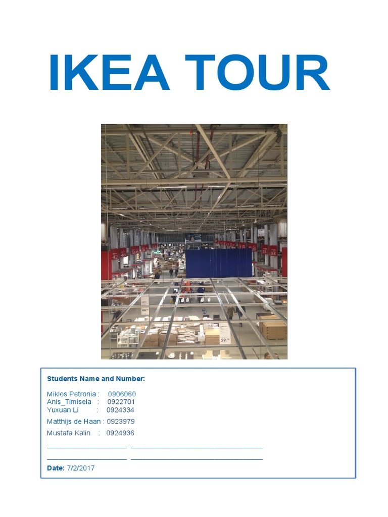 IKEA Tour Assignment | PDF | Organizational Culture | Payments