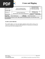 Crane Flow Chart Lifting Plan | PDF