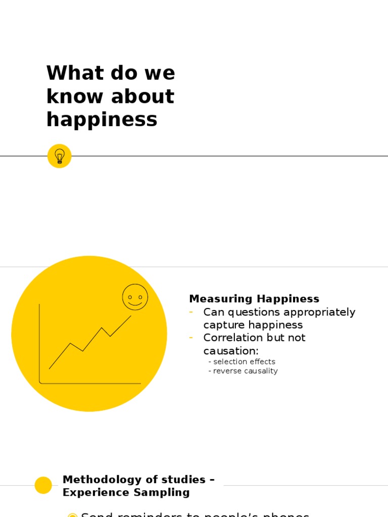 Measuring Happiness: Pleasure vs Purpose | PDF | Happiness | Causality