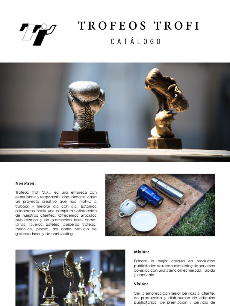 Catalogo Trofeos Trofi | PDF | Grabado | Aluminio