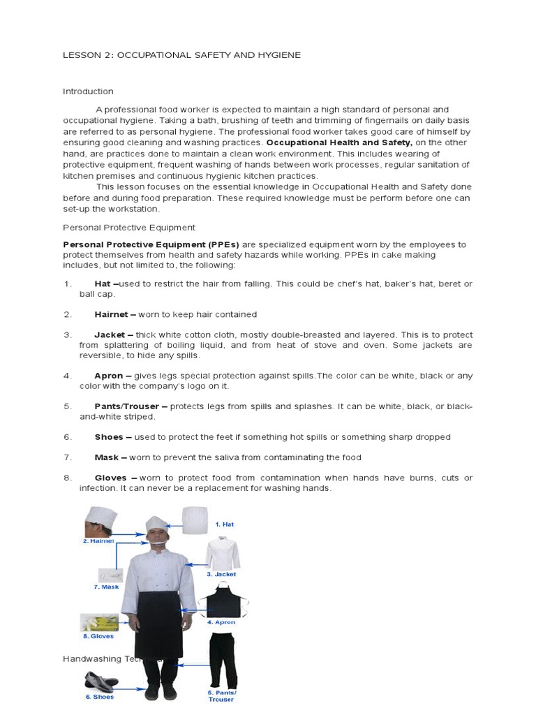 Tesda Preparing Cake 2 | PDF | Hand Washing | Hygiene