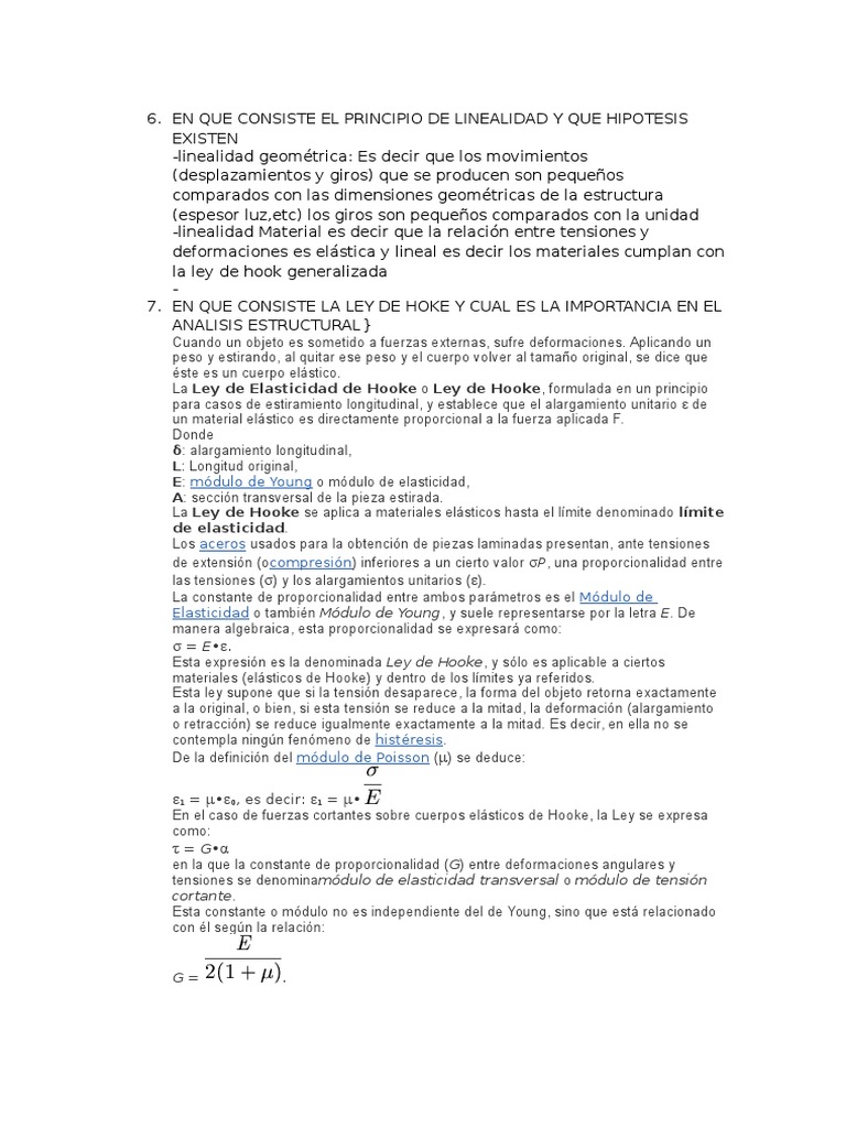 En Que Consiste El Principio de Linealidad y Que Hipotesis Existen ...