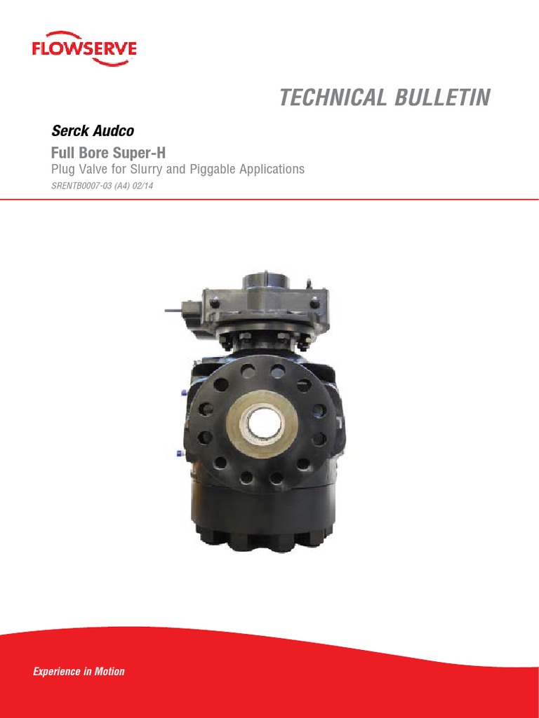 PLUG VALVE - Full Bore - Technical Bulletin | PDF | Valve | Quality ...