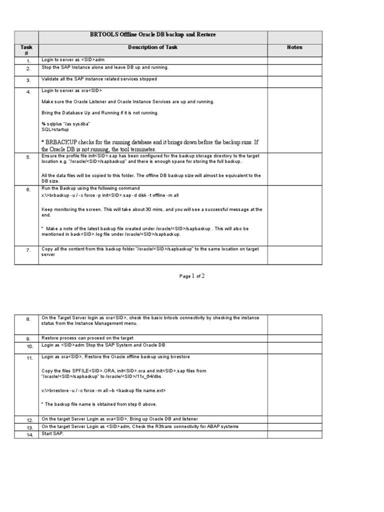 BRTOOLS Backup Restore | PDF
