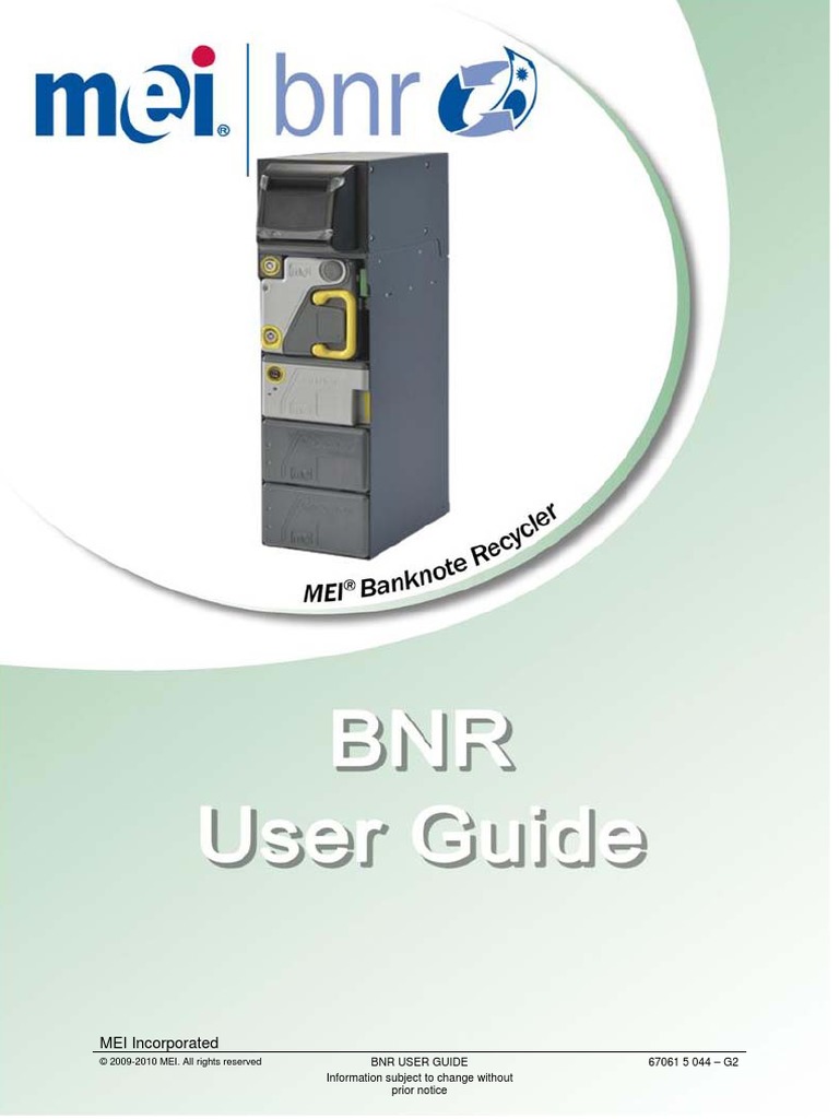5 044 BNR User Guide G2 | PDF | Lock (Security Device) | Compact Cassette