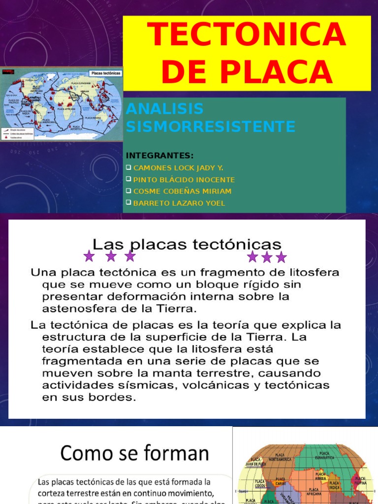 Tectonica de Placa Expo | PDF | Placas tectónicas | Temblores