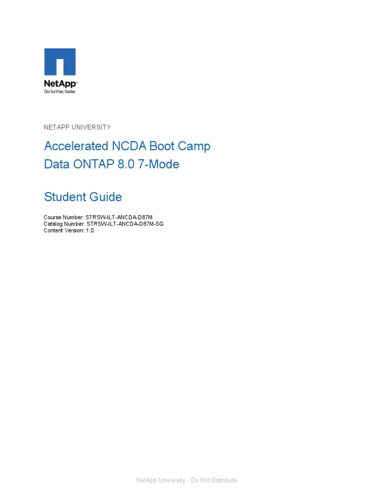Netapp Student Guide NCDA PDF | PDF | Domain Name System | Port (Computer Networking)