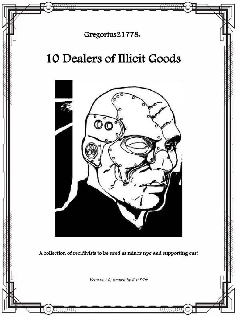 10 Dealers of Illicit Goods: Gregorius21778 | PDF | Leisure