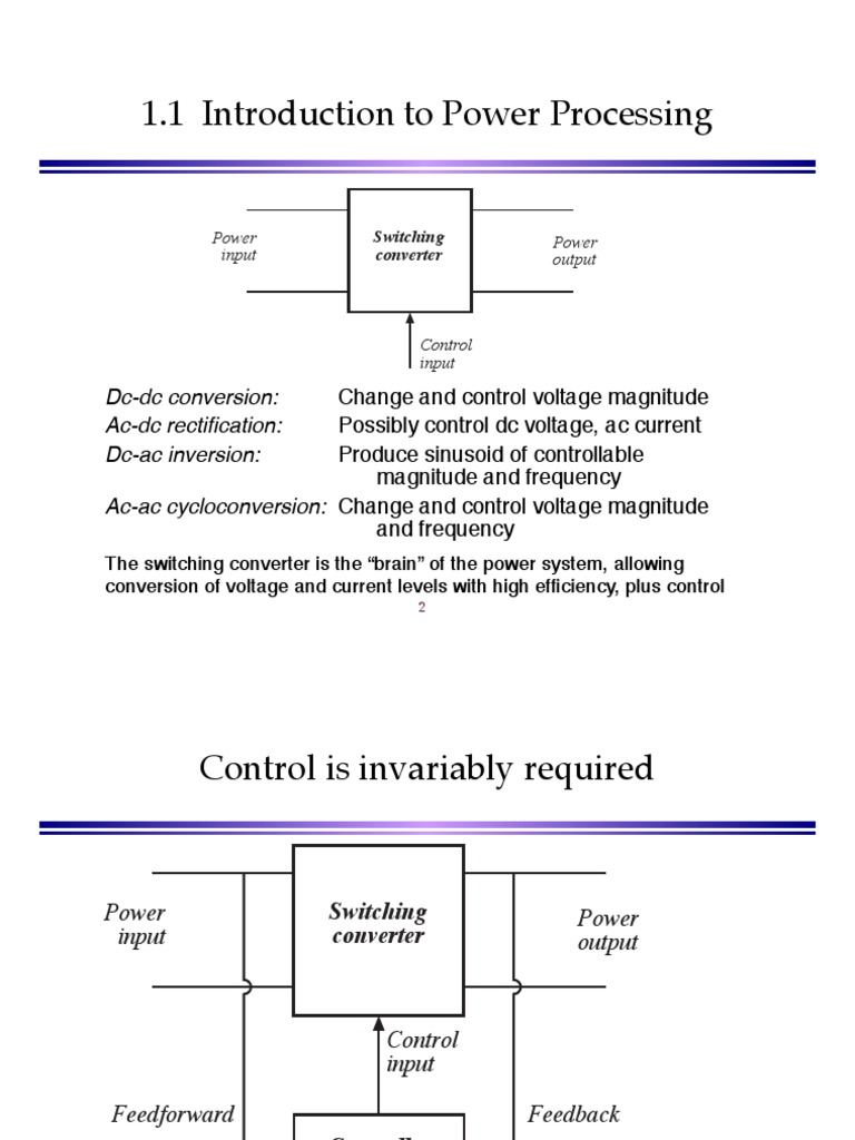 1.1 Introduction To Power Processing! | PDF | Electromagnetism ...