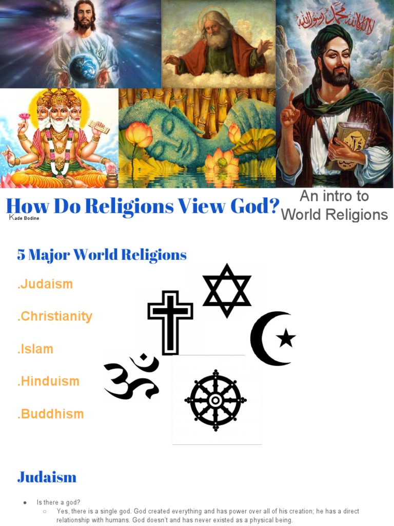 Overview of 5 Major World Religions | PDF | Enlightenment (Spiritual) | God