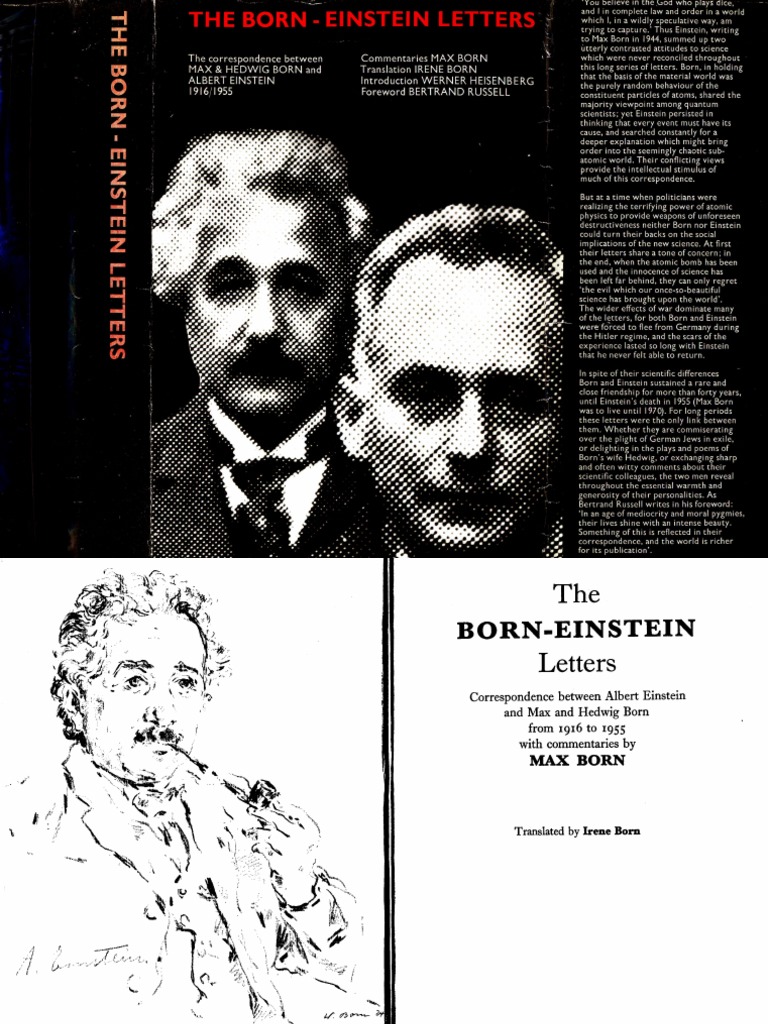 Max Born, Albert Einstein-The Born-Einstein Letters-Macmillan (1971 ...