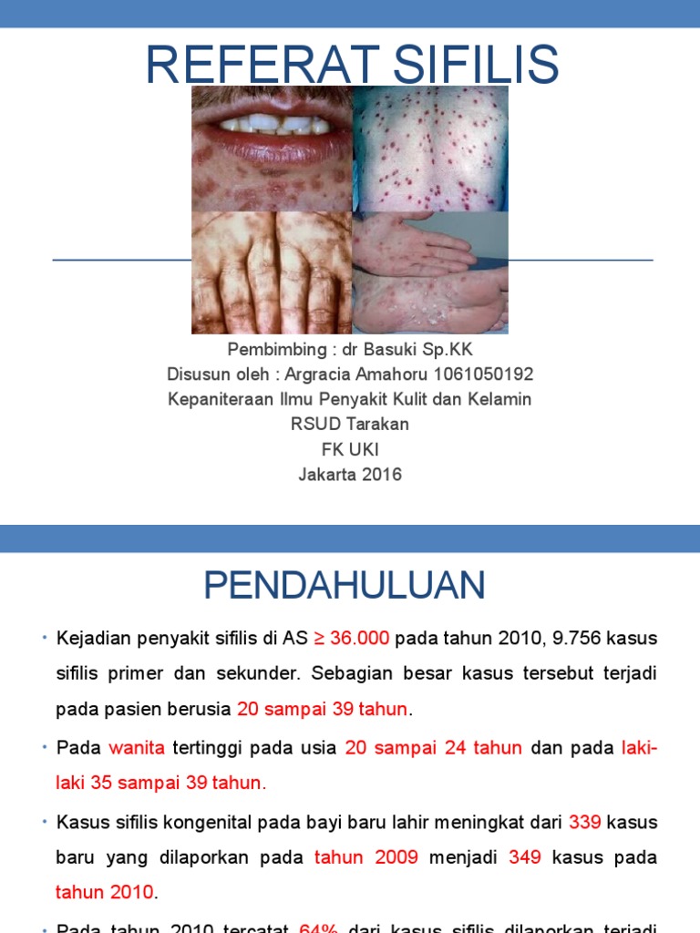 Panduan Lengkap Sifilis dan Penanganannya | PDF