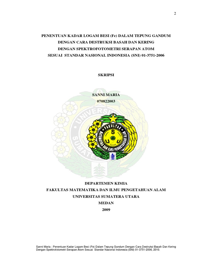 Destruksi Basah Dan Kering PDF | PDF