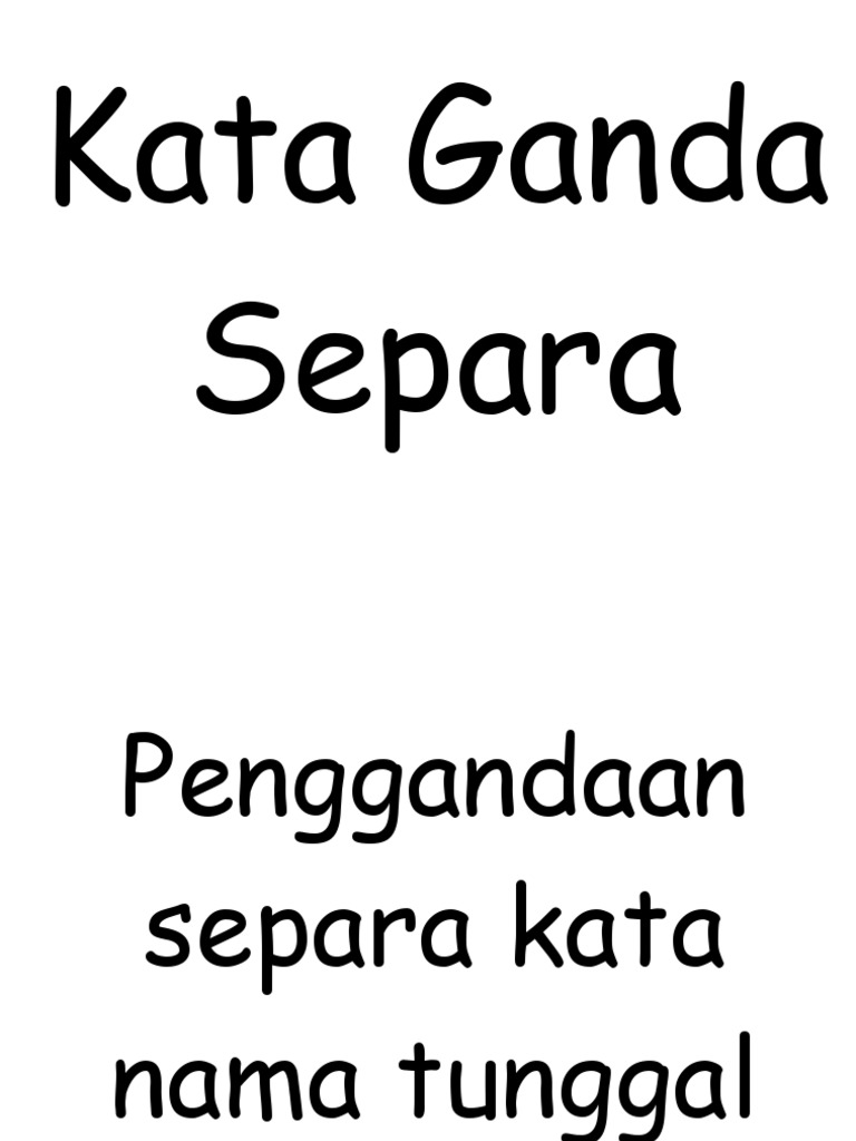 Kata Ganda Separa | PDF