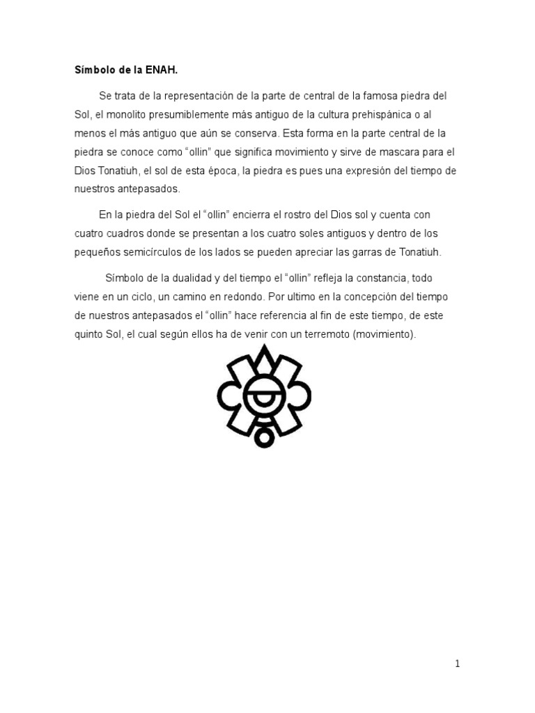 Símbolo de La ENAH | PDF