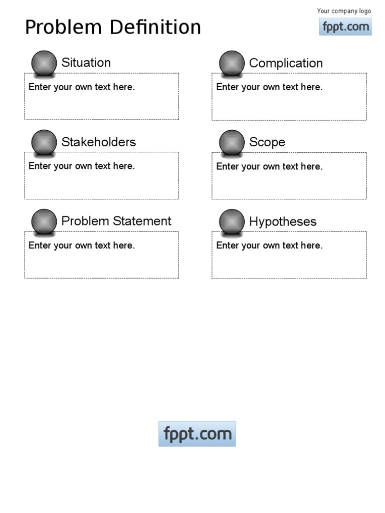 3010 01 Problem Definition Template | PDF