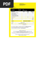 Ola Cab Invoice Sample | PDF | Invoice | Services (Economics)