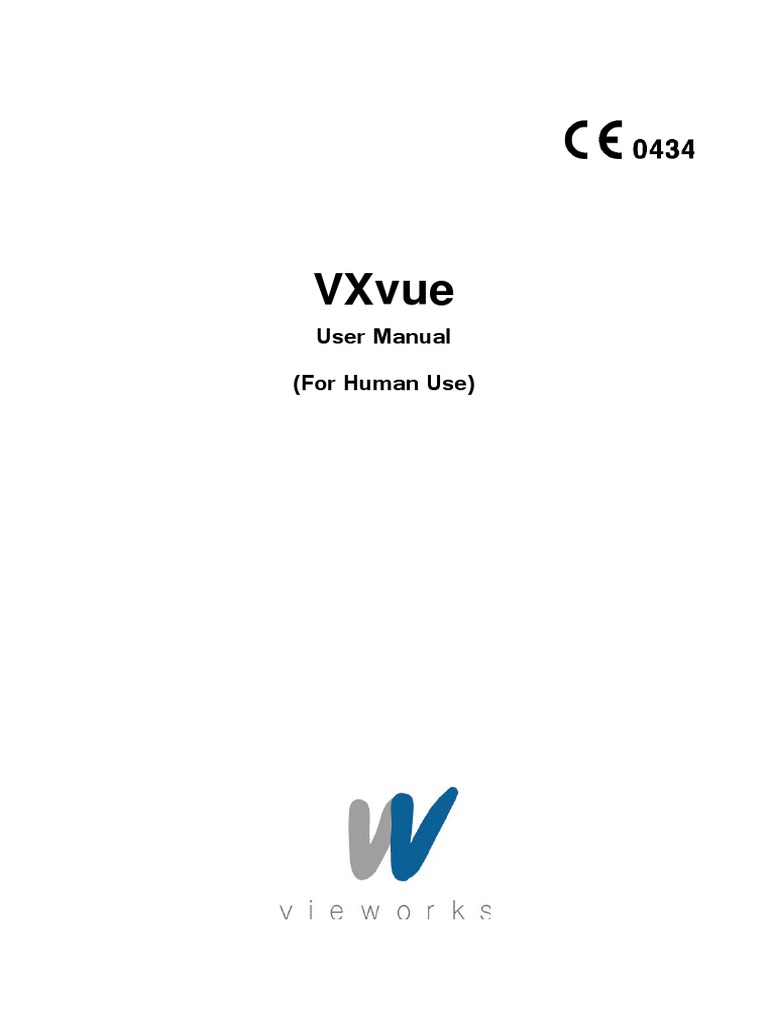 VXvue User Manual Overview | PDF | Point And Click | User Interface