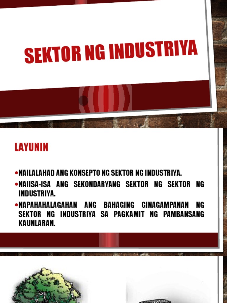 Sektor Ng Industriya