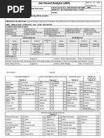 JHA - General Electrical Work | PDF | Risk | Personal Protective Equipment