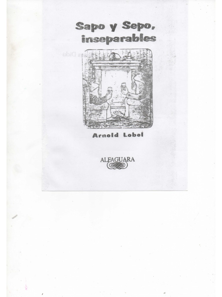Sapo y Sepo Inseparables PDF | PDF