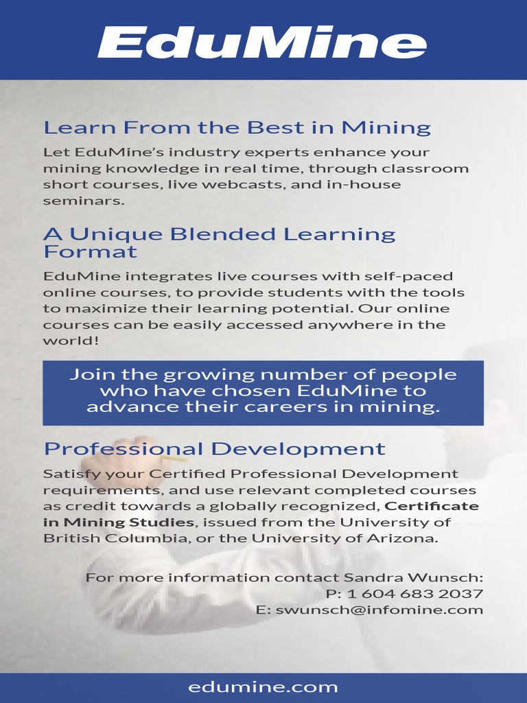 Learn More About Heap Leaching With Courses From EduMine