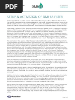 DMI 65 Technical Data Sheet | PDF | Filtration | Water Purification