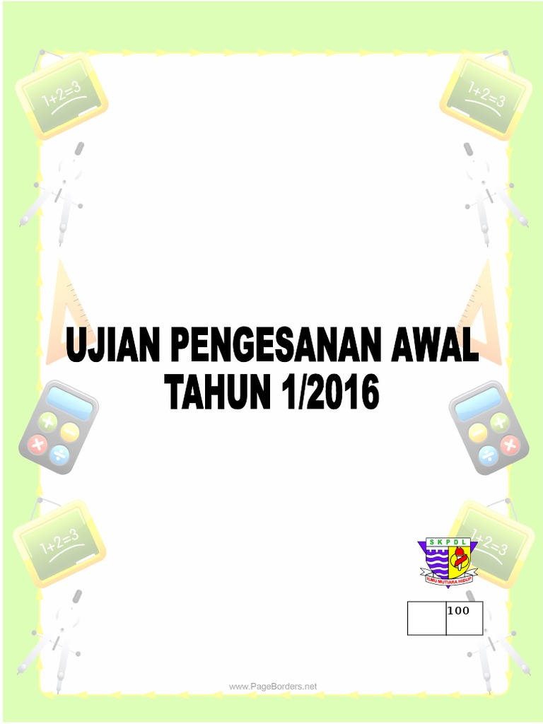Ujian Diagnostik Tahun 1 Pdf
