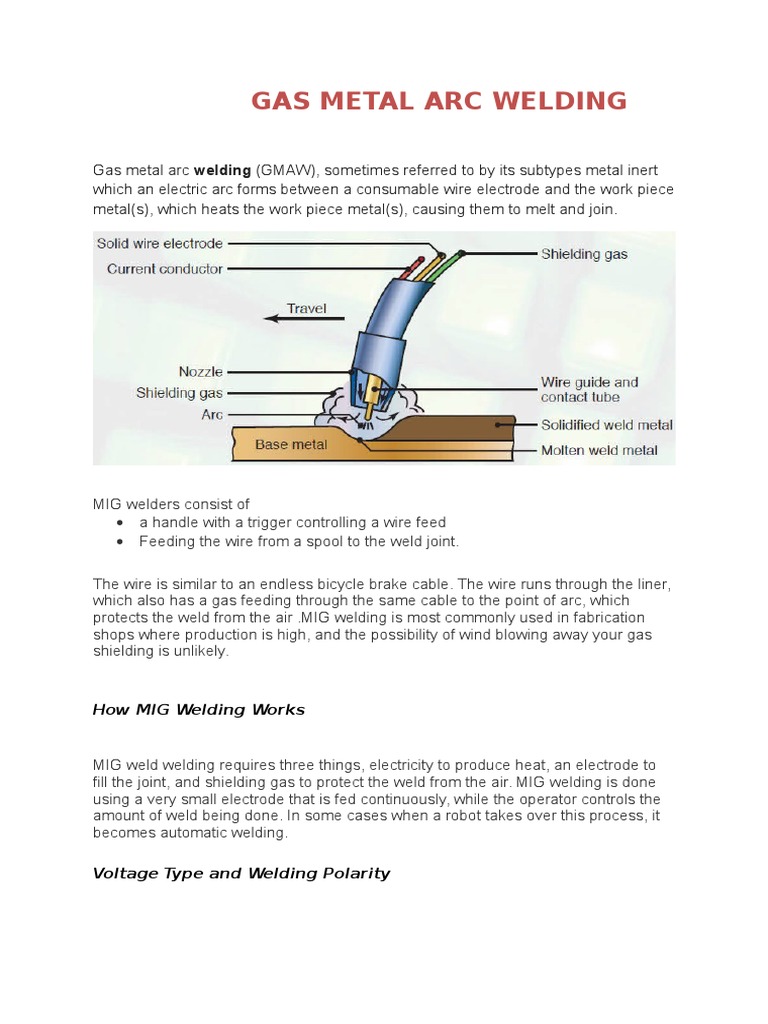 Gas Metal Arc Welding | Welding | Transparent Materials
