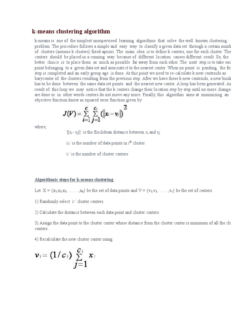 An Introduction to K-Means Clustering: A Simple and Effective Unsupervised Machine Learning ...
