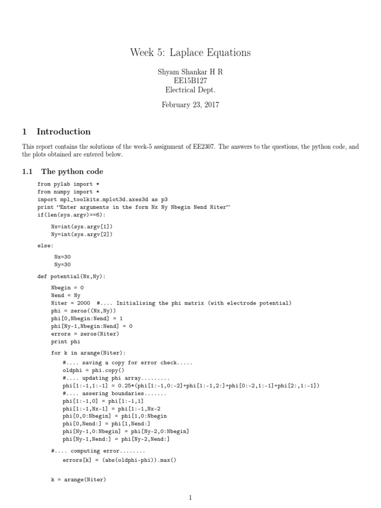 Solving Laplace in Python | PDF | Laplace Transform | Mathematical Analysis