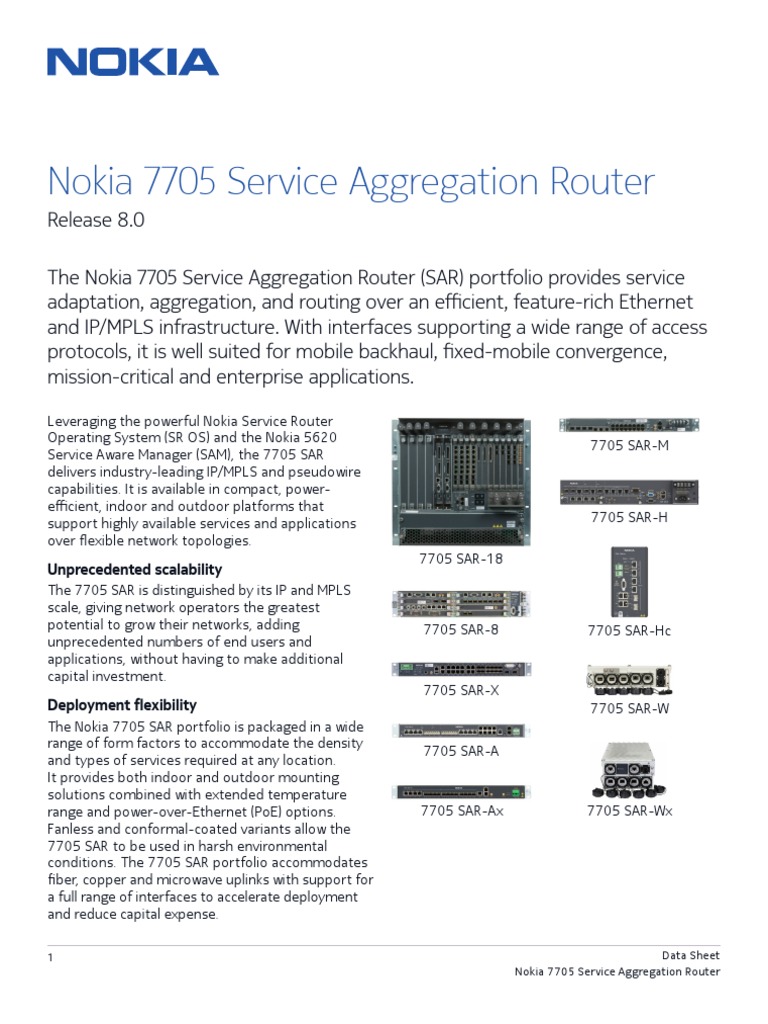 Nokia_7705_SAR_Data_Sheet_EN rel 8.pdf | Virtual Private Network ...