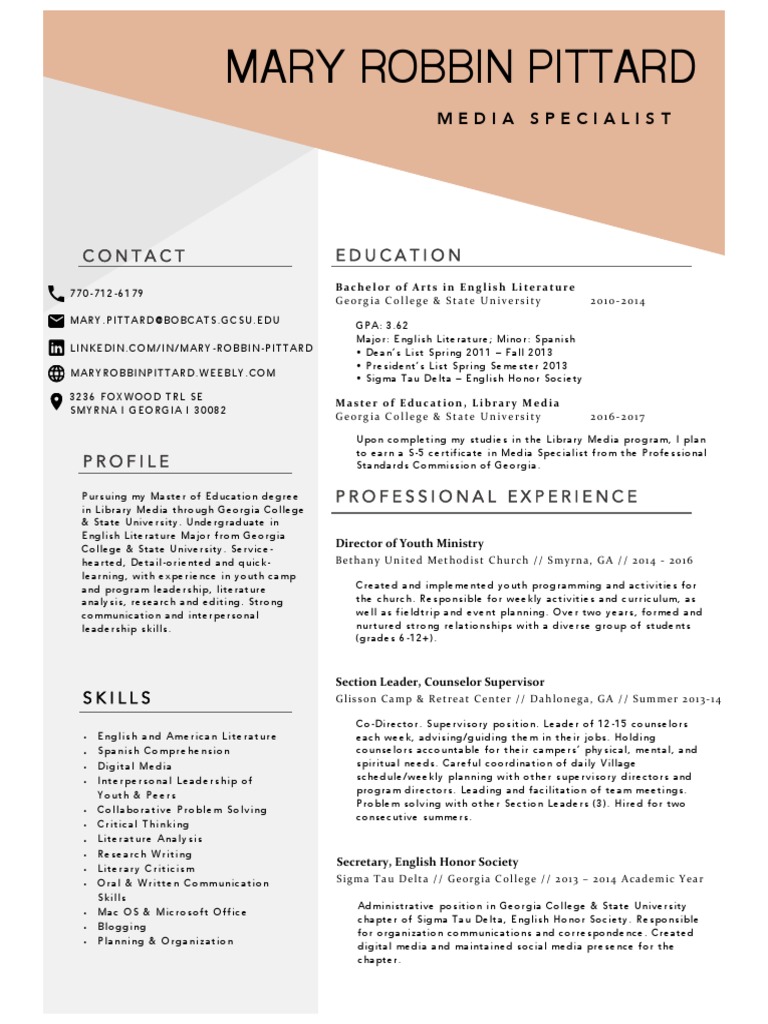 2017 Pittard Resume PDF | PDF | Computing And Information Technology