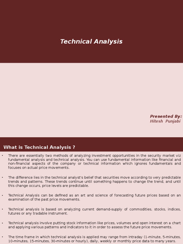 Understanding Technical Analysis Basics | PDF | Technical Analysis ...