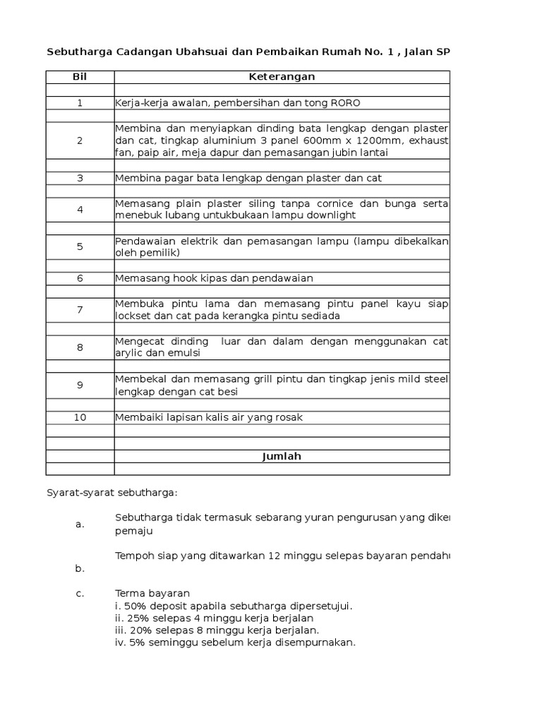 Sebutharga Rumah Kajang (REVISED) | PDF