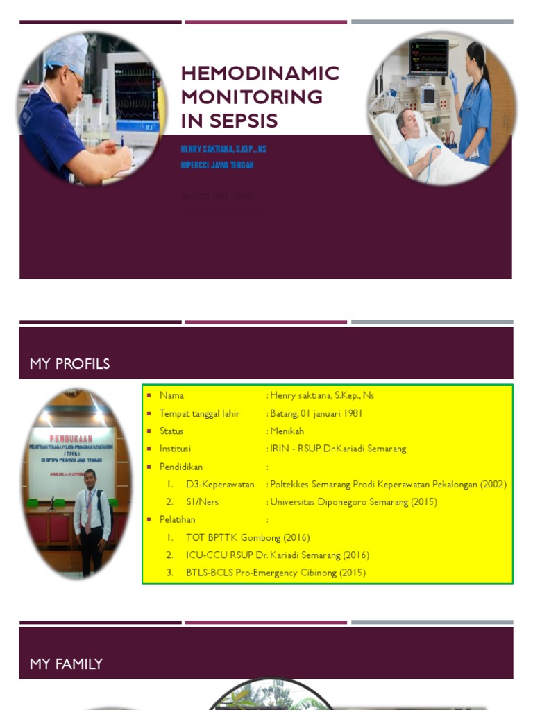 Monitoring Hemodinamik - Hipercci Seminar.2016 | PDF | Sepsis | Tekanan ...
