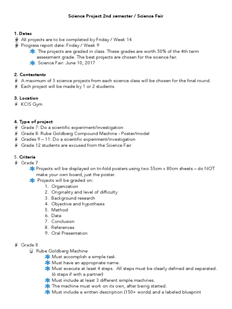 Science Fair Guidelines and Criteria | PDF | Experiment | Science
