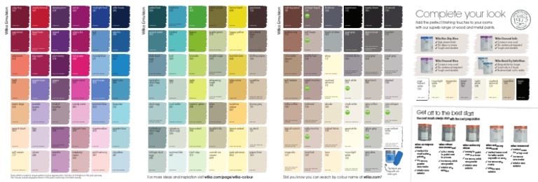 Colour Card2 2017 | PDF | Art Materials | Manmade Materials