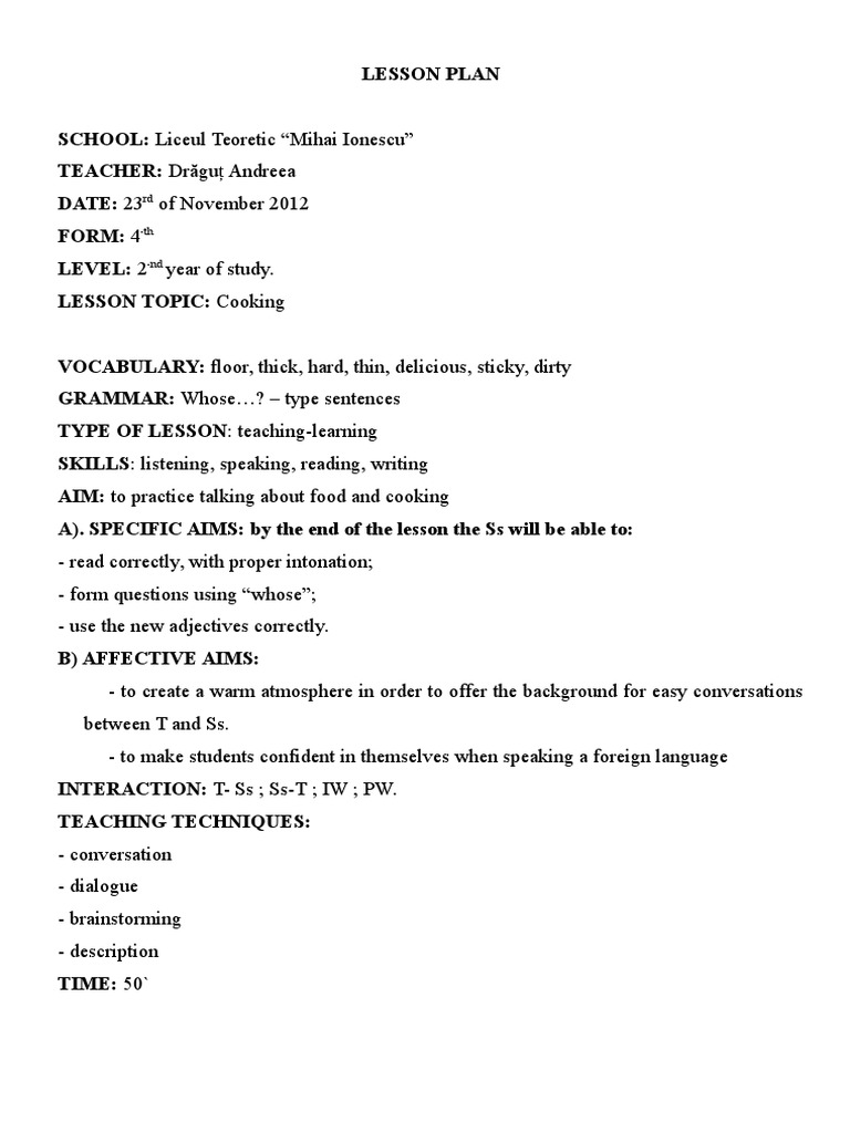 Splash Pancakes | PDF | Lesson Plan | Human Communication