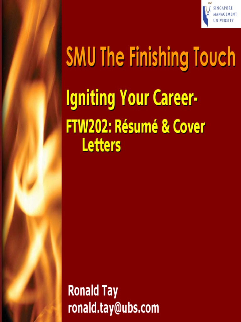 SMU The Finishing Touch | Download Free PDF | Résumé | Labour