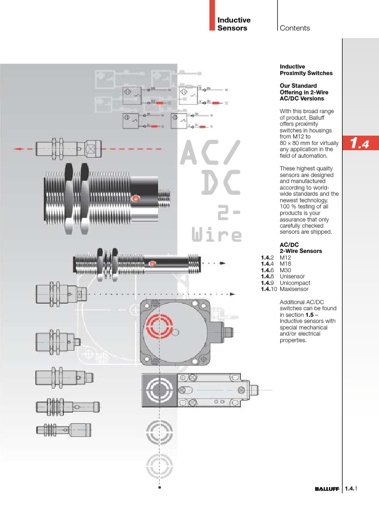2-Wire Ac or DC Inductive Sensors | PDF | Electrical Connector ...
