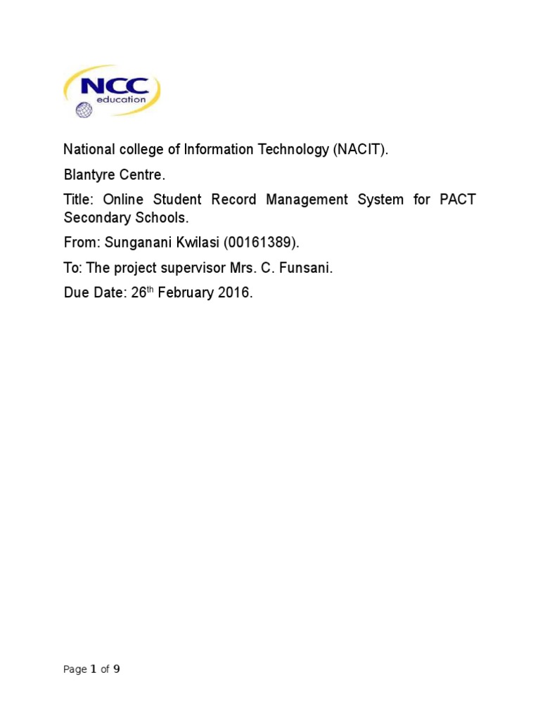 Design Specification | PDF | Login | Password