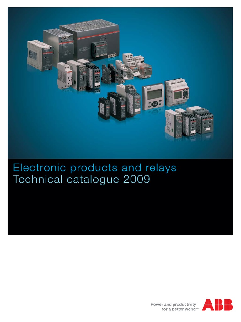 ABB Electronic Products | PDF | Mains Electricity | Relay