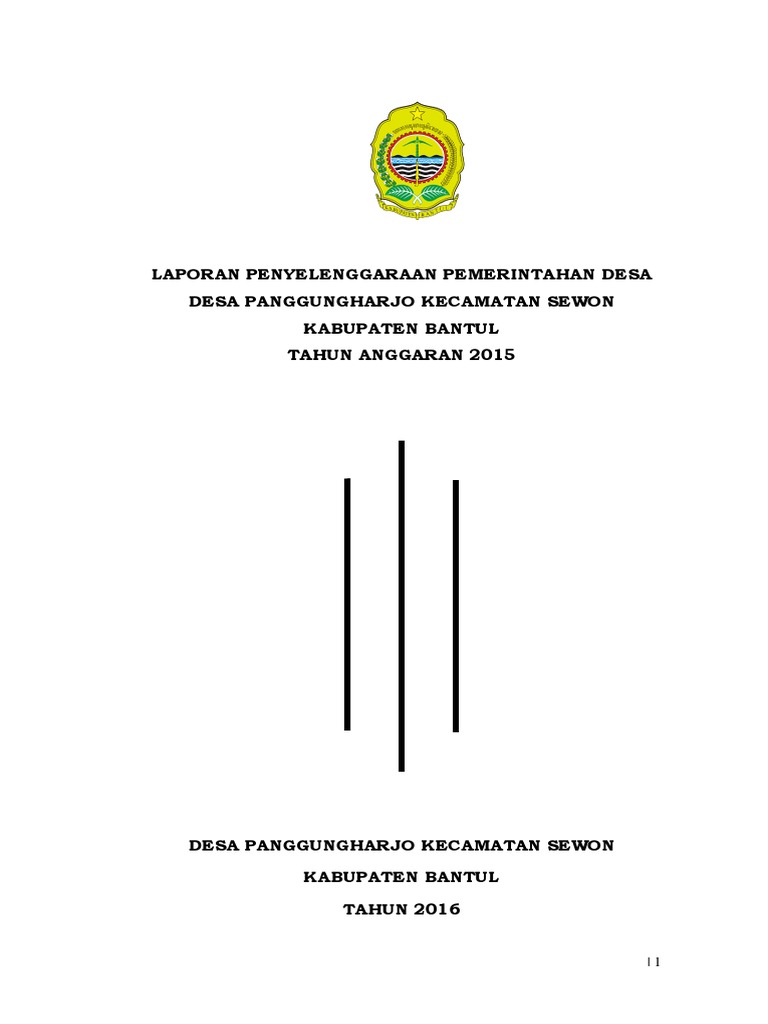 LPPD Desa Panggungharjo 2016 | PDF