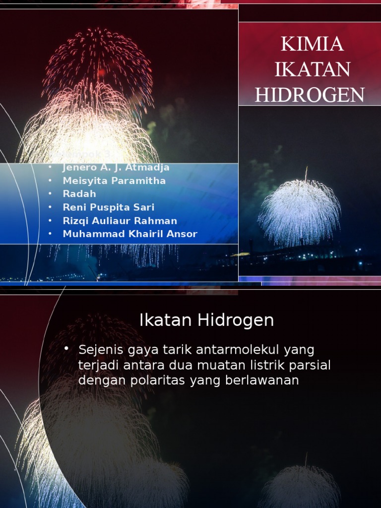 Ikatan Hidrogen: Pengaruh dan Contoh | PDF | Sains & Matematika