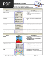 Text Features Chart 1 | PDF | Infographics | Writing