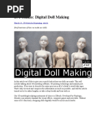 BJD Head Sculpting Guide & Tools | PDF | Nature
