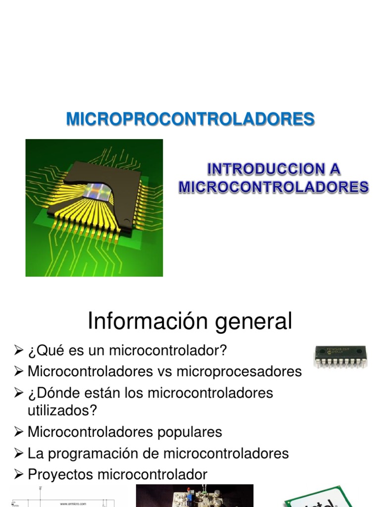 CLASE 01 Microcontrol | PDF | Negocios